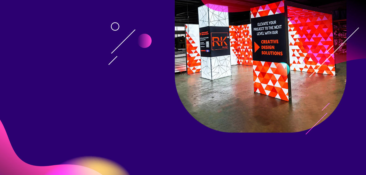 arch-type trade show booth