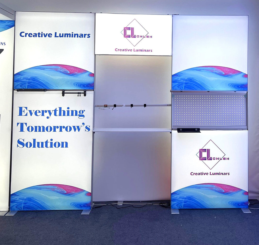 10x10 Versatile Portable LED Fabric Trade Show Booth Display from ...