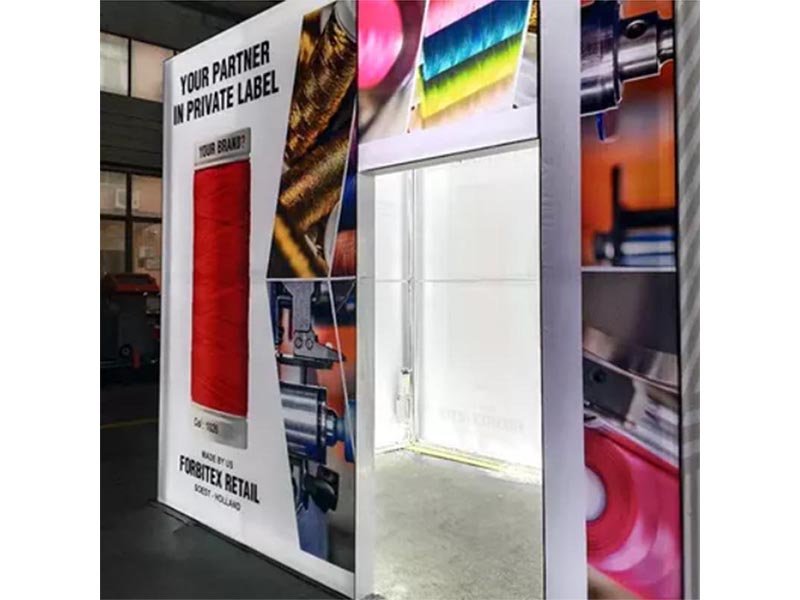 Creative Luminars Exclusive Trade Show Booth Closet