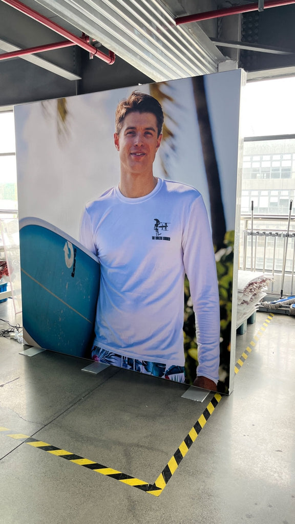 Free Standing Type 8ftX8ft Fabric Lightbox For Exhibition And Brand ...